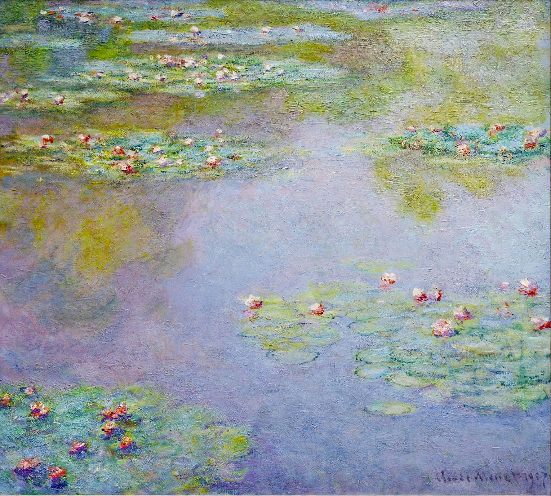 Water Lilies 莫奈油画作品 无水印高清大图 麦田艺术