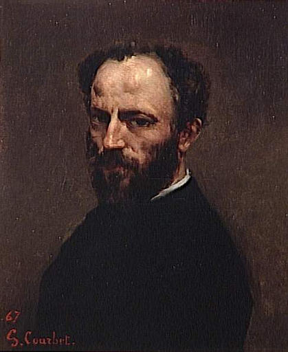 Portrait of Amand Gautier - 库尔贝作品,无水印高清图 - 麦田艺术