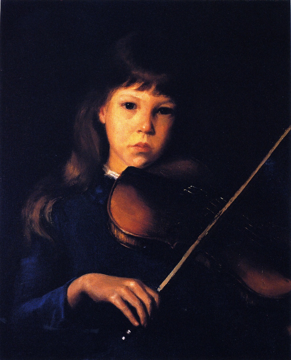 The Beginner [Margaret Perry] - Lilla Cabot Perry作品,无水印高清大图 - 麦田艺术