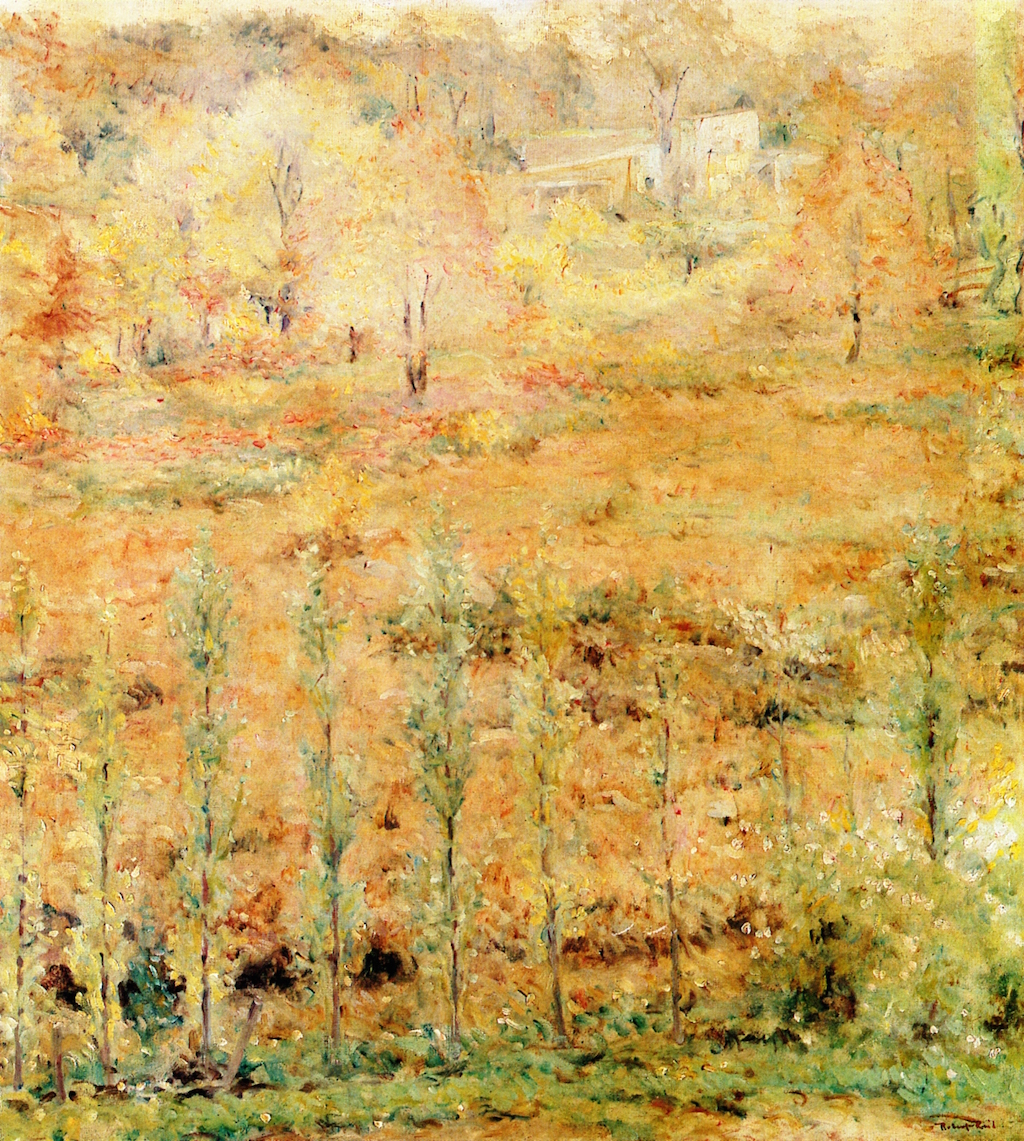 Spring's Palette - Robert Lewis Reid作品,无水印高清大图 - 麦田艺术