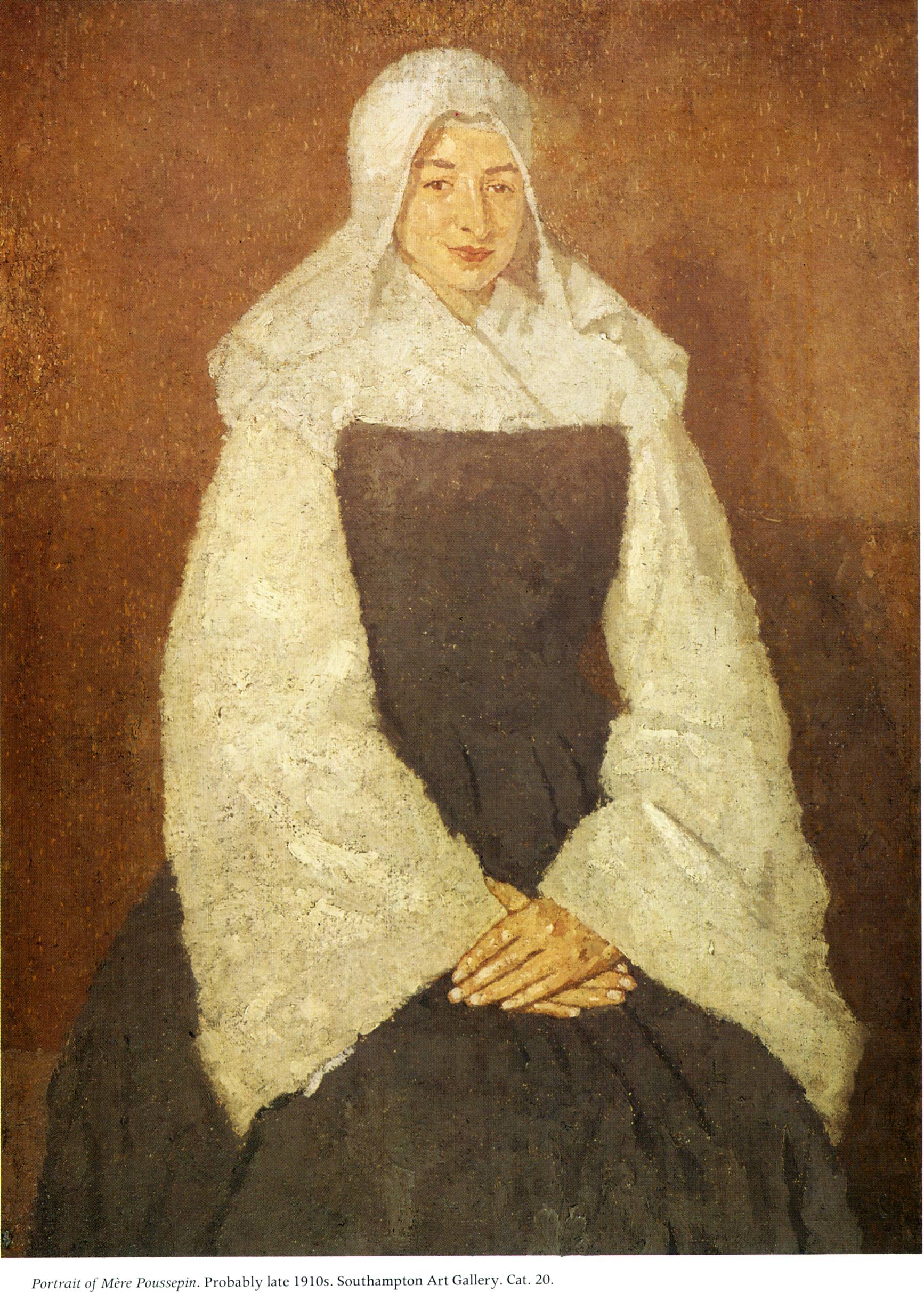 Mother Marie Poussepin - Gwen John作品,无水印高清大图 - 麦田艺术
