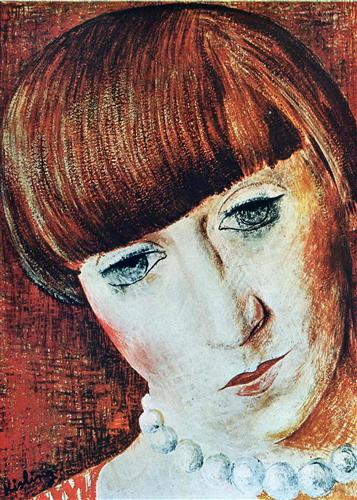 Portrait of Alice Derain - 安德烈·德兰作品,无水印高清大图 - 麦田艺术