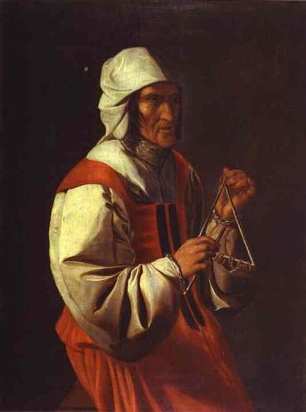 The Triangle Player - Georges de la Tour高清作品 - 麦田艺术