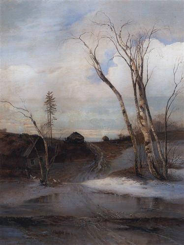 Landscape with Pines - Leon Dabo 作品高清大图 - 麦田艺术