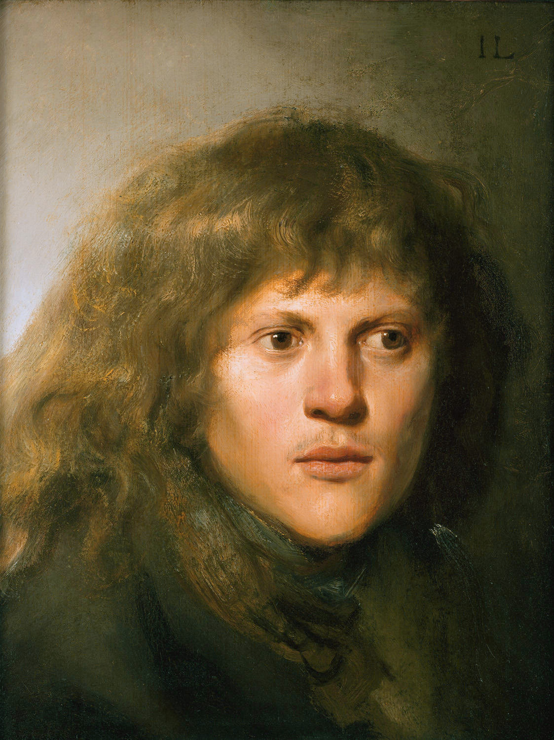 Self Portrait - Jan Lievens作品,无水印高清图 - 麦田艺术