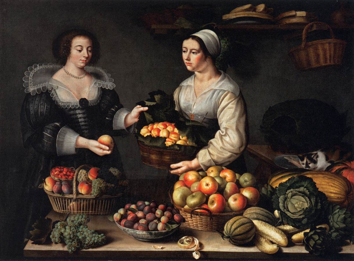 The Fruit and Vegetable Costermonger - Louise Moillon作品,无水印高清图 - 麦田艺术