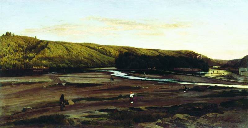 Evening - Volodymyr Orlovsky作品,无水印高清图 - 麦田艺术