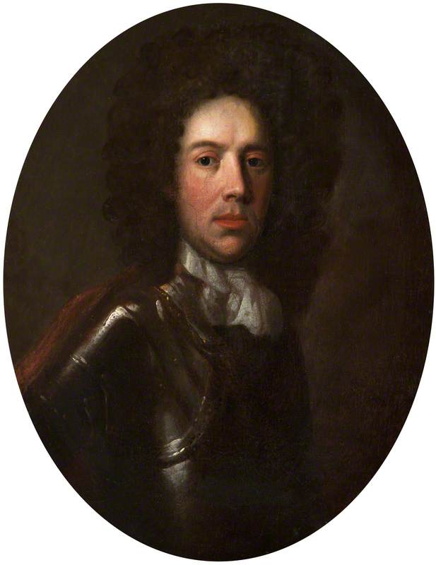 Portrait of a Man in Armour - John Riley作品,无水印高清图 - 麦田艺术