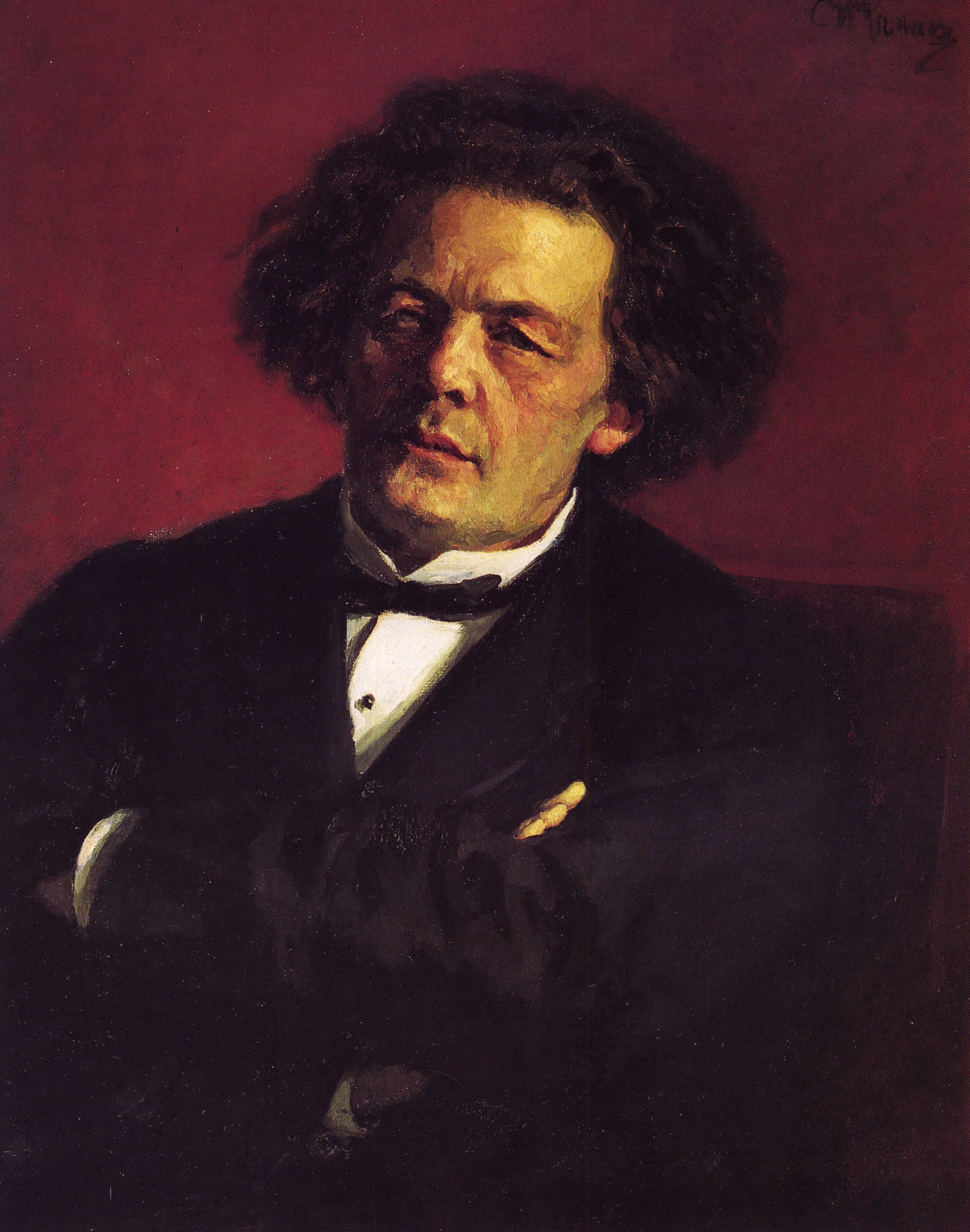 Portrait of the pianist, conductor and composer Anton Grigorievich ...