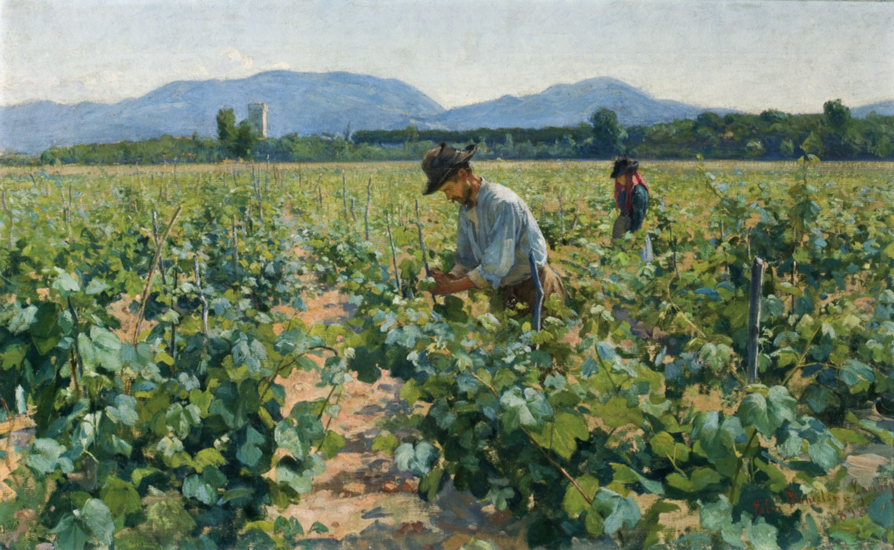 Viinitarhassa II - Elin Danielson-Gambogi作品,无水印高清图 - 麦田艺术