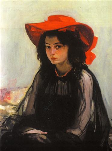 Portrait of the artist's mother - Max Meldrum 作品高清图 - 麦田艺术