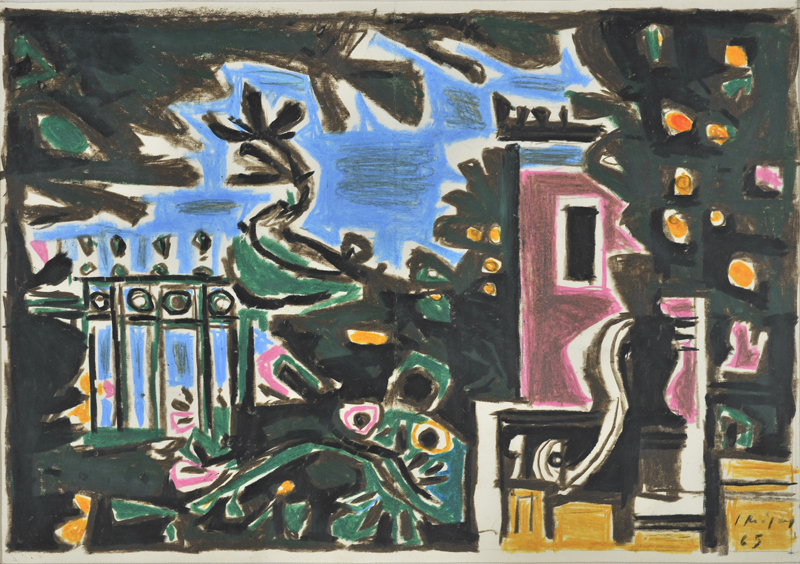 10 colored drawings for the poems of George Seferis - Yiannis Moralis作品 ...