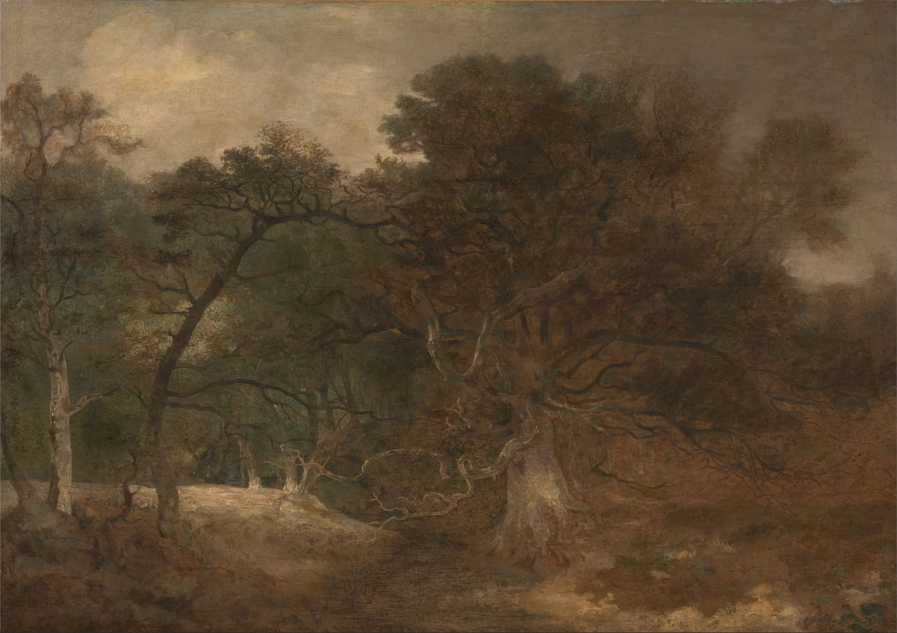 Woodland Landscape near Norwich - John Crome作品,无水印高清图 - 麦田艺术
