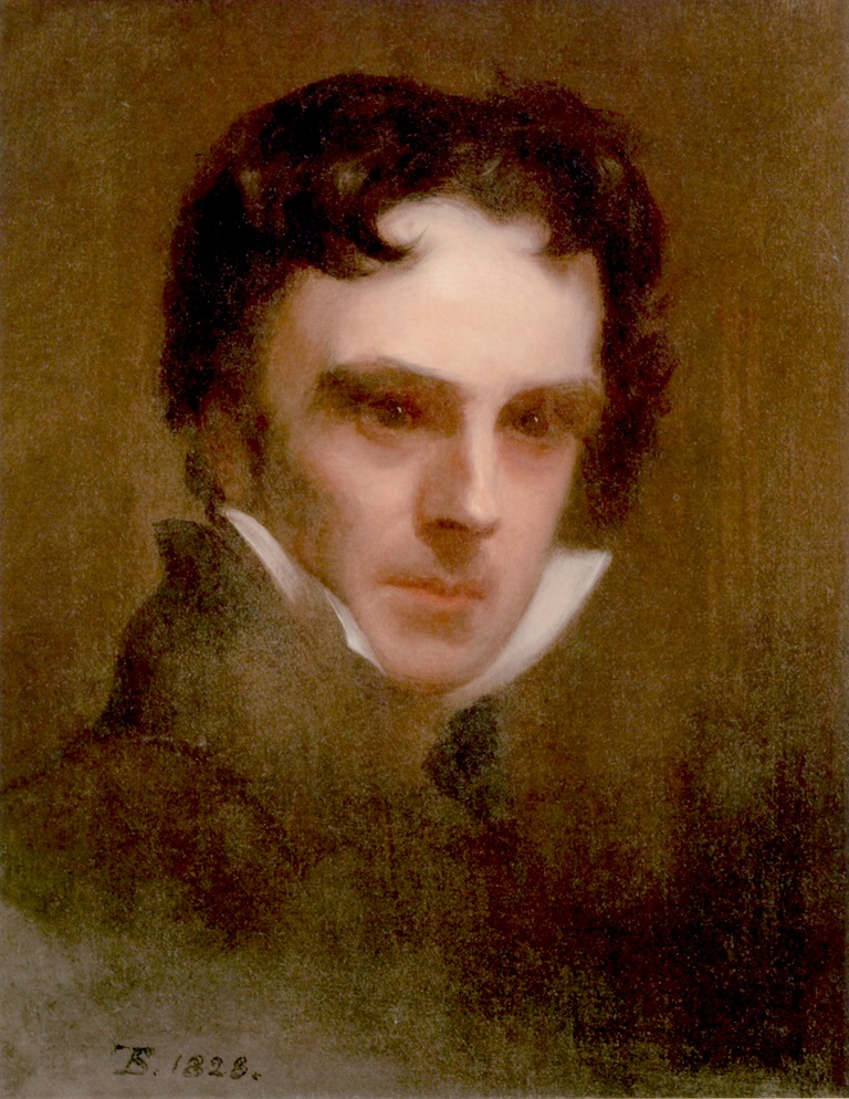 Self-Portrait - Thomas Sully作品,无水印高清图 - 麦田艺术