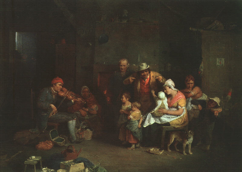 The Blind Fiddler, illustration from 'Lives of Great Men Told by Great ...