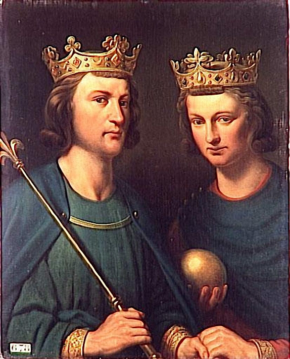 Louis III et Carloman, Rois De France, Fils de Louis le Bègue, Rois de ...