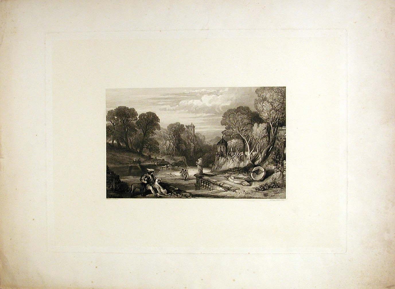 Scottish Romantic Landscape - William Leighton Leitch作品,无水印高清图 - 麦田艺术
