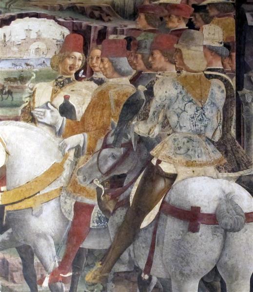 Allegory of March – Triumph of Minerva and Sign of Aries. Frescos in ...