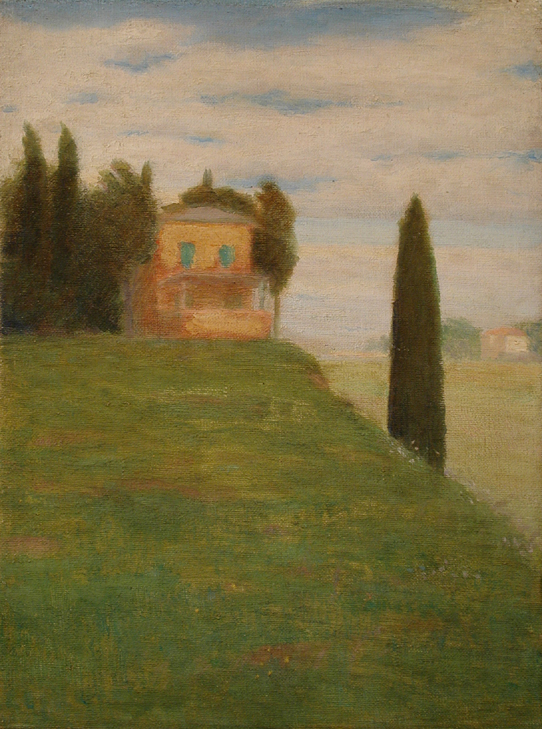 House in the park - Grigoriy Goldstein作品,无水印高清图 - 麦田艺术