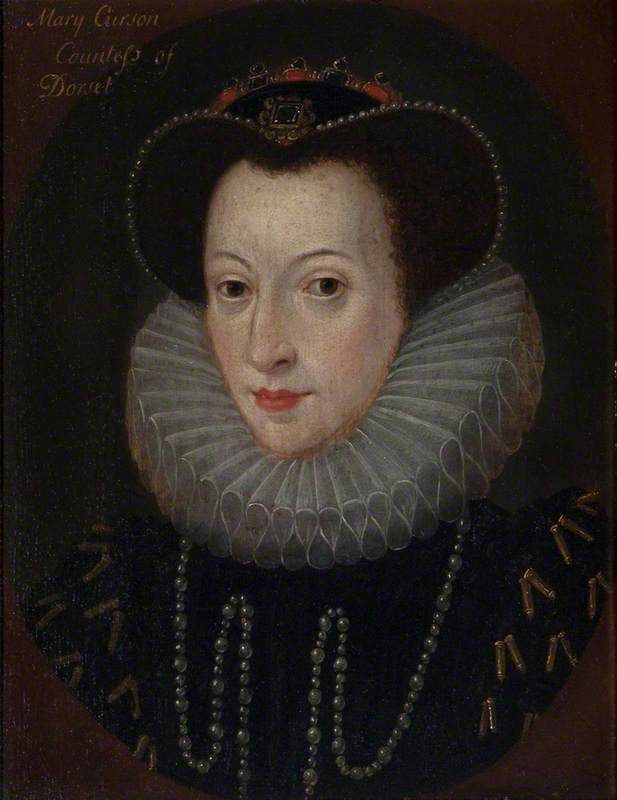 Mary Curzon (1585–1645), Countess of Dorset - William Hamilton作品,无水印高清图 ...