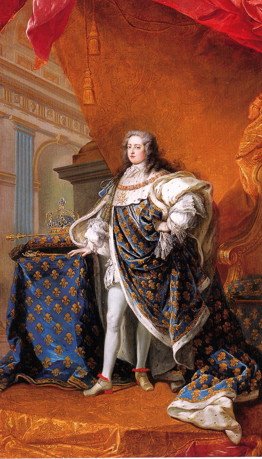 Portrait of Louis XV of France - Charles-Andre van Loo (Carle van Loo ...