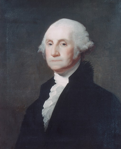 George Washington - Gilbert Stuart作品,无水印高清图 - 麦田艺术