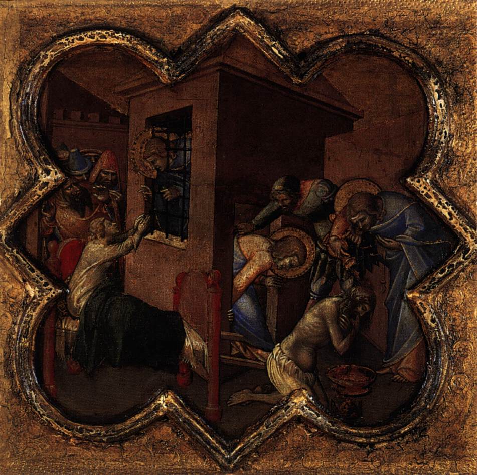 Scenes from the Life of St Thomas - Luca di Tommé作品,无水印高清图 - 麦田艺术