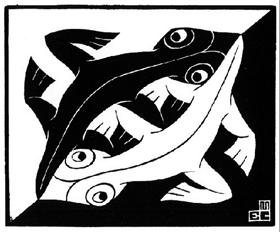Circle Limit III - M.C. Escher 作品高清大图 - 麦田艺术