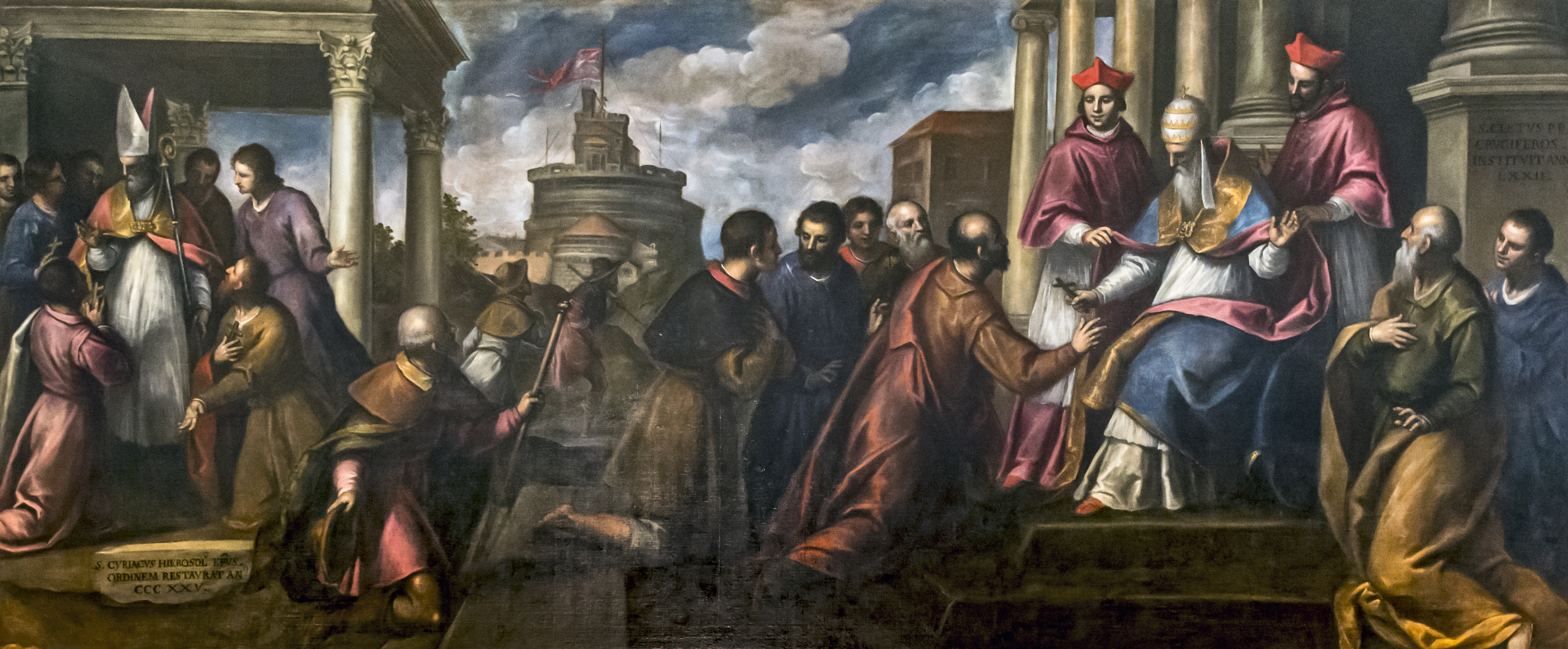 Pope San Cleto Founds the Order of the Crucifer - St. Cyril's Bishop of ...