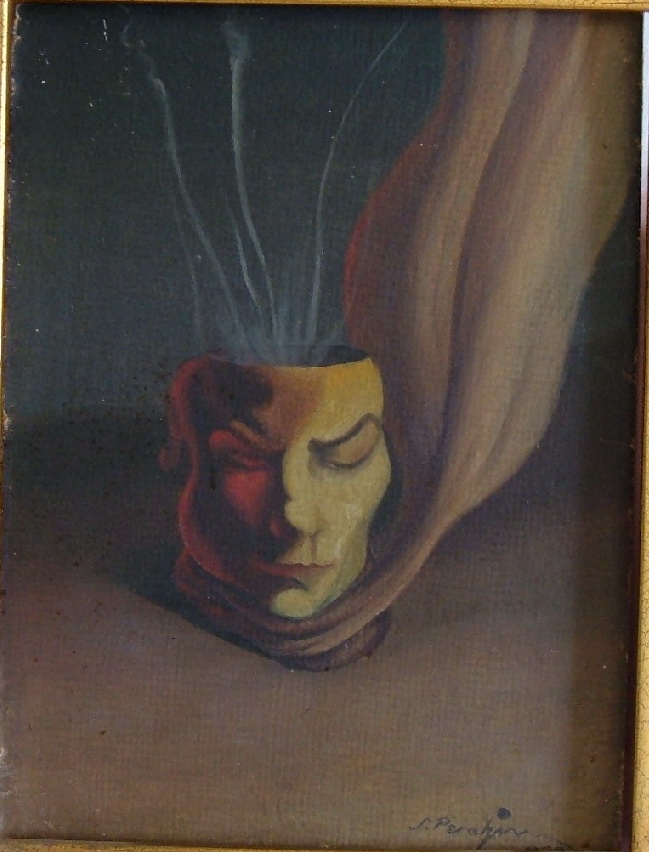 Portrait of Gherasim Luca - Jules Perahim 作品高清图 - 麦田艺术