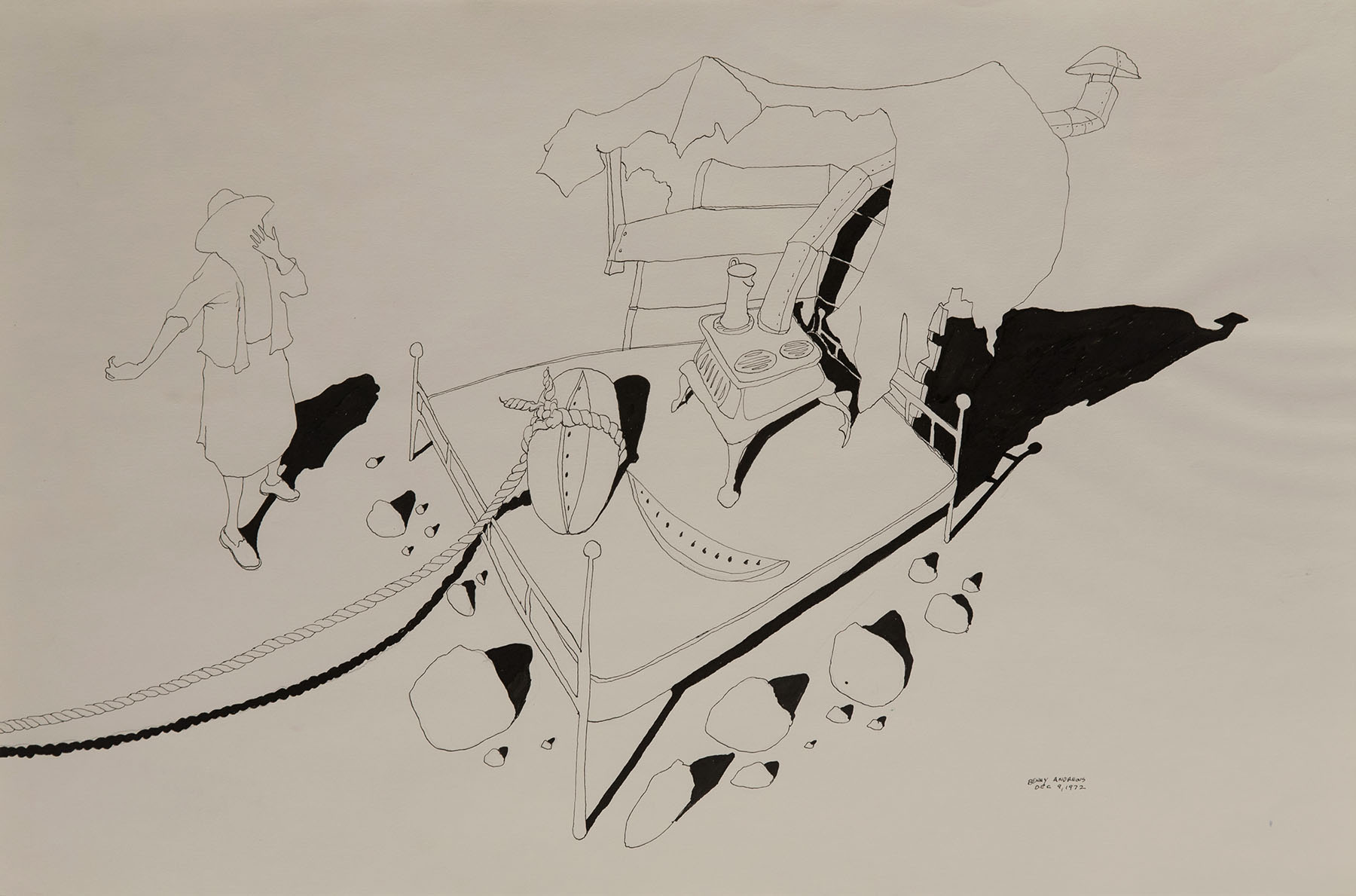 Circle Study #32 - Benny Andrews 作品高清大图 - 麦田艺术