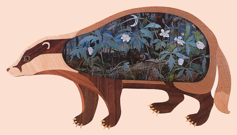 Badger - Kit Williams 作品高清大图 - 麦田艺术