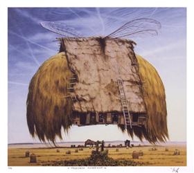 Invisible Sleeping Woman, Horse, Lion - 萨尔瓦多·达利作品,无水印高清大图 - 麦田艺术