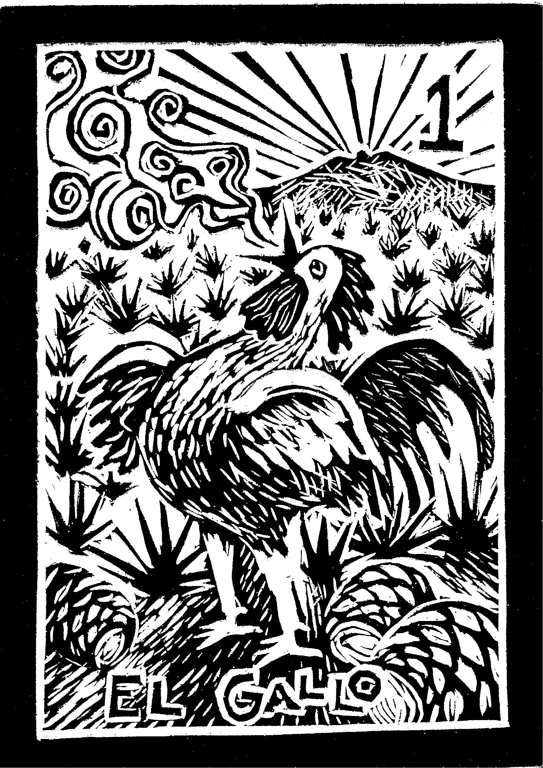 #01: El Gallo (The Rooster) - Marina Pallares 作品高清图 - 麦田艺术