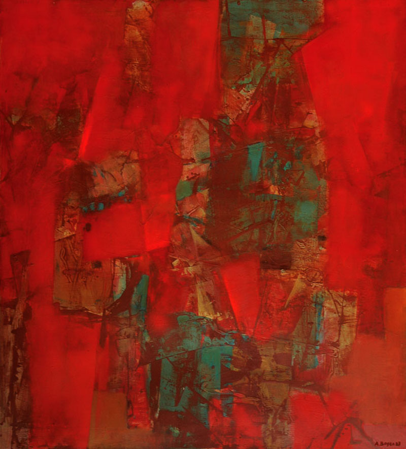 Red Wall - Alexander Bogen 作品高清大图 - 麦田艺术