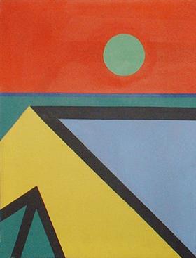 Dalet Tet - Morris Louis 作品高清大图 - 麦田艺术