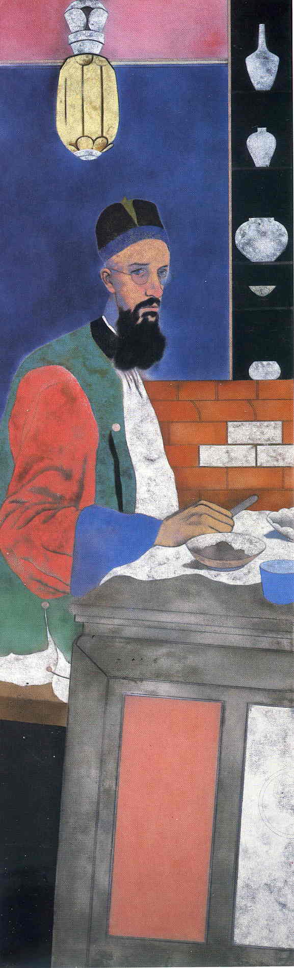 The Orientalist - R. B. Kitaj 作品高清大图 - 麦田艺术