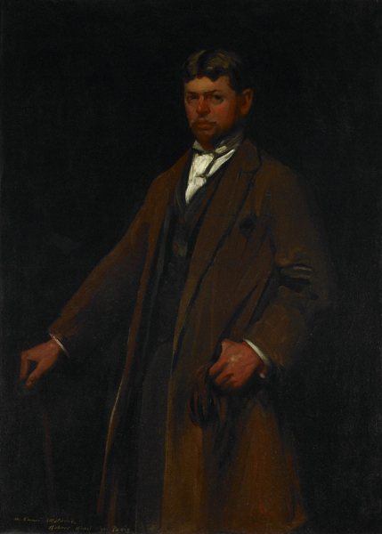 Portrait of Carl Gustav Waldeck - Robert Henri 作品高清大图 - 麦田艺术