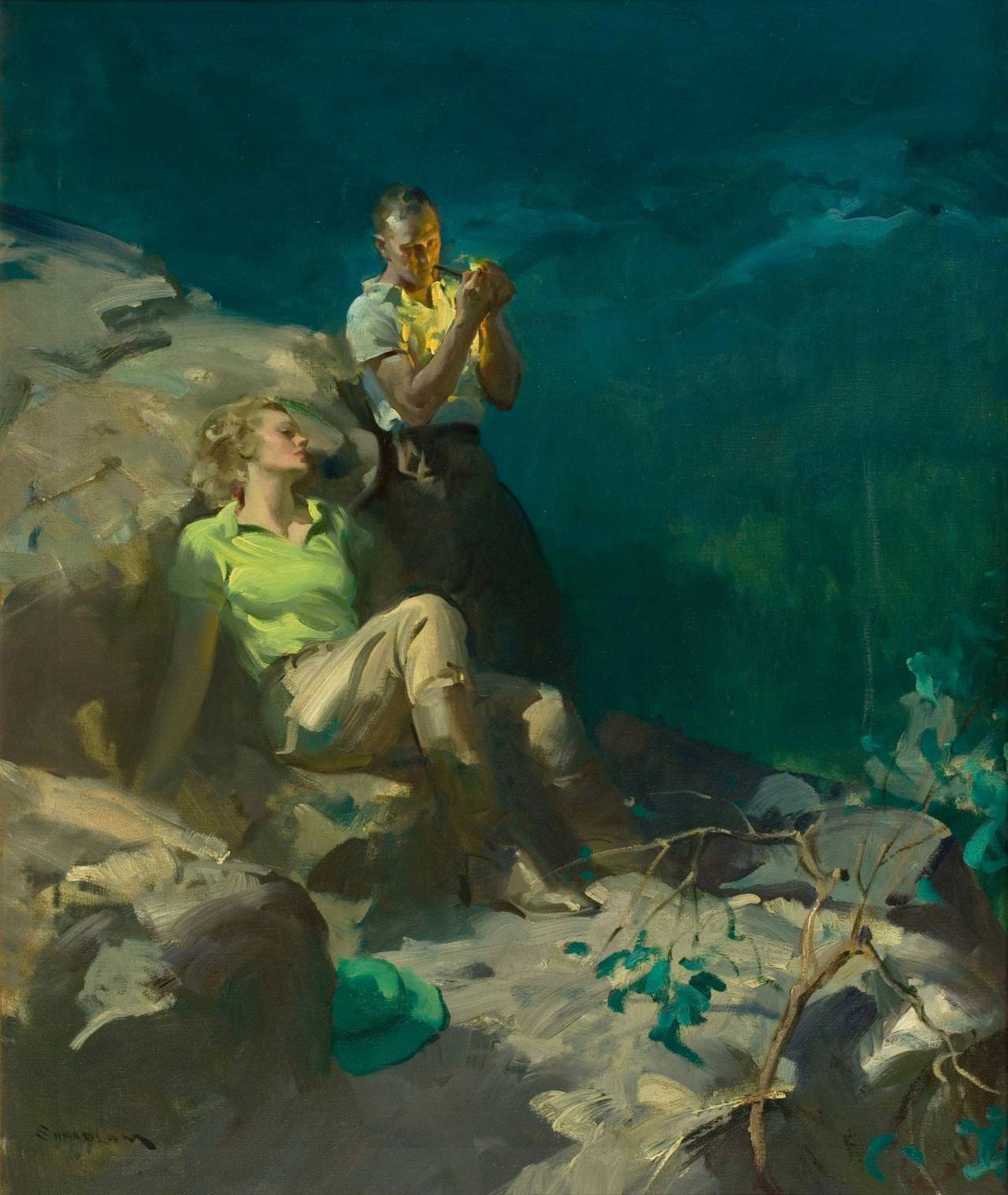 A couple - Haddon Sundblom 作品高清大图 - 麦田艺术