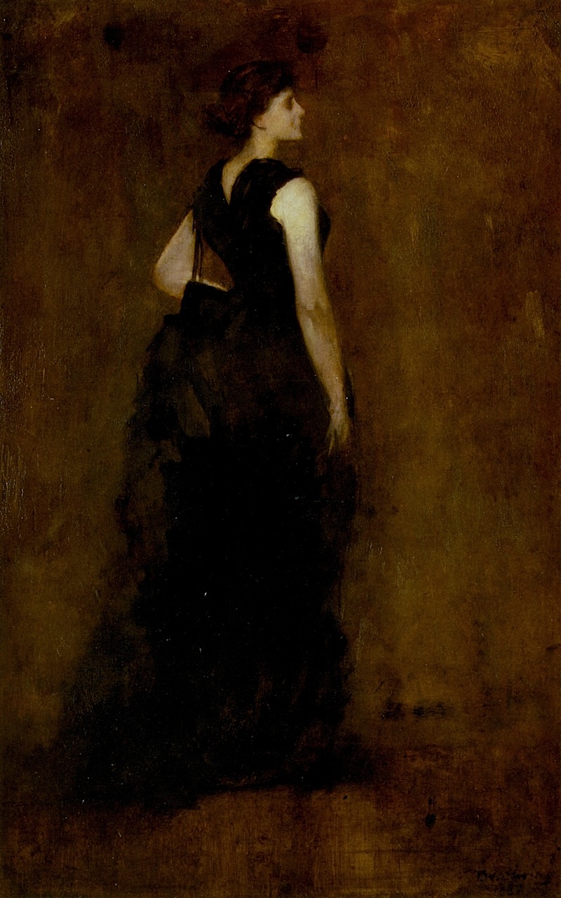 Portrait of Maria Okey Dewing - Thomas Dewing 作品高清大图 - 麦田艺术