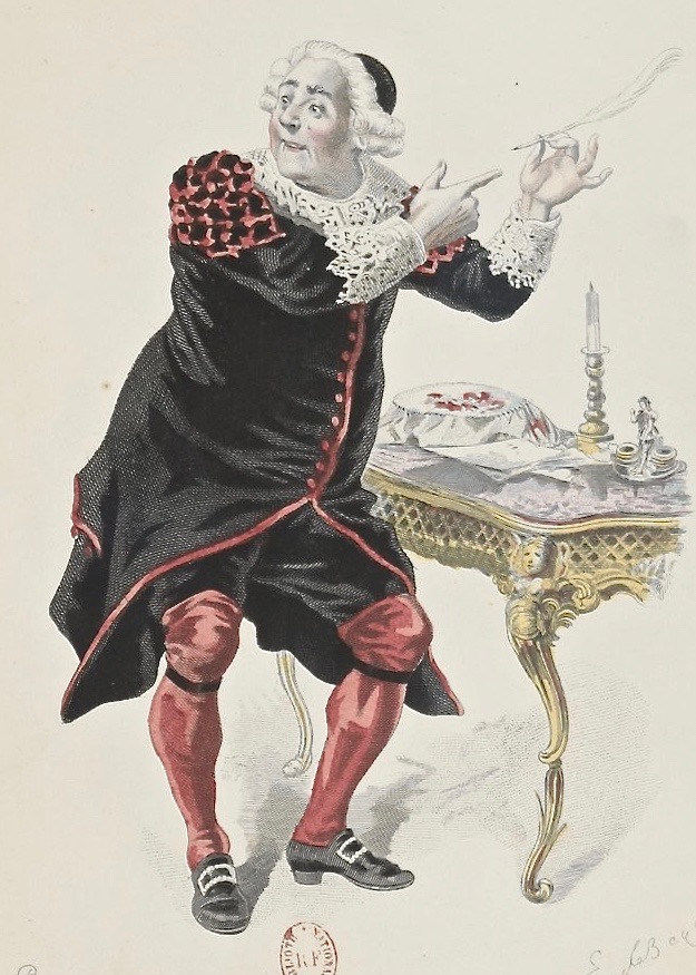 Bartholo, from ''The Barber of Seville'' - Émile Bayard 作品高清图 - 麦田艺术