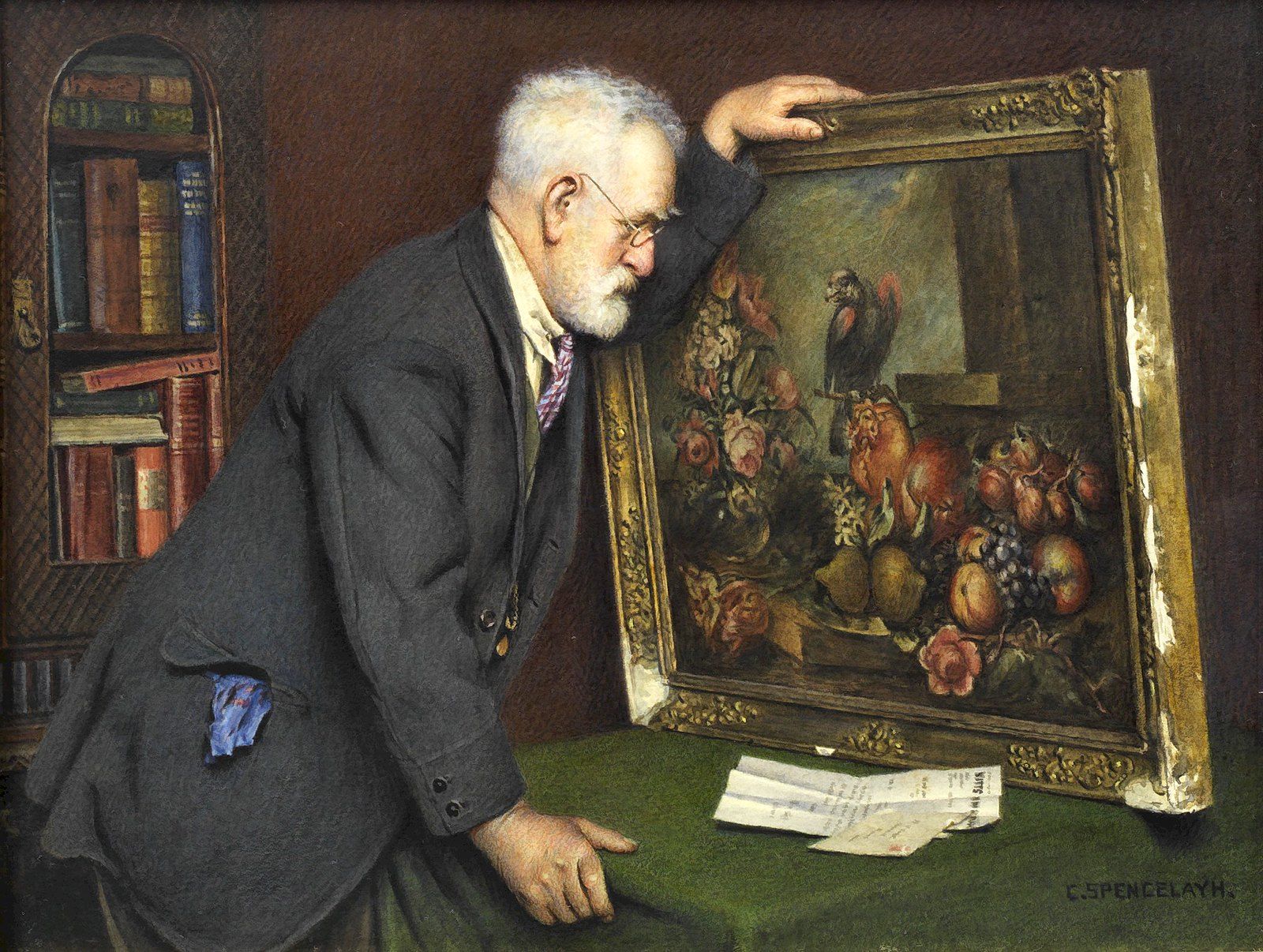 An Old Master - Charles Spencelayh 作品高清图 - 麦田艺术